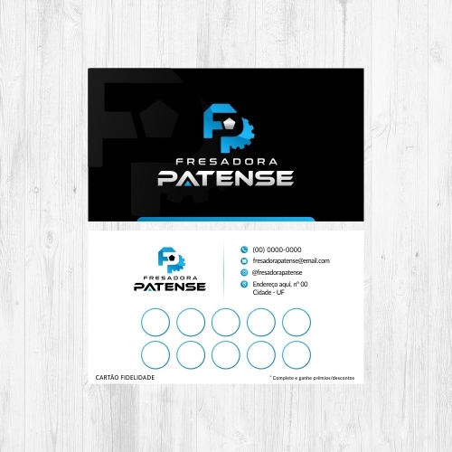 FRESADORA PATENSE | Criação de Logo e Papelaria (6 itens) Para Met...