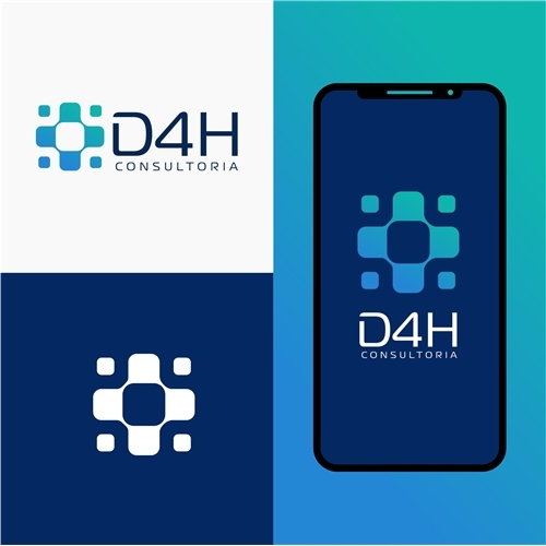 D4H Consultoria | Criação de Logo e Papelaria (6 itens) Para Consul...