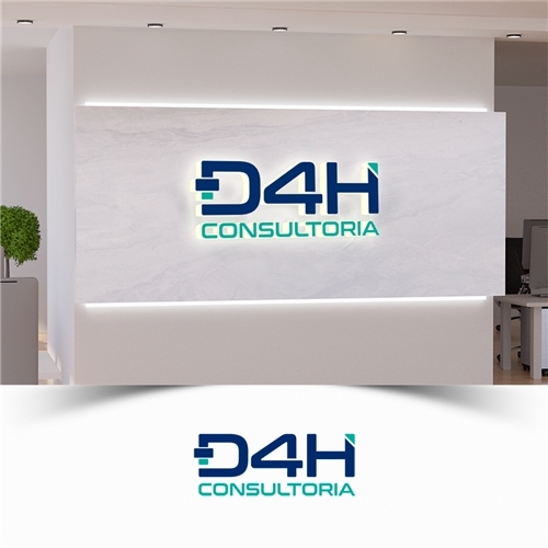 D4H Consultoria | Criação de Logo e Papelaria (6 itens) Para Consul...