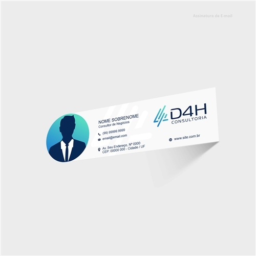D4H Consultoria | Criação de Logo e Papelaria (6 itens) Para Consul...