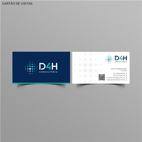 D4H Consultoria | Criação de Logo e Papelaria (6 itens) Para Consul...