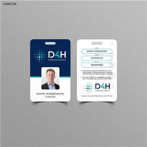 D4H Consultoria | Criação de Logo e Papelaria (6 itens) Para Consul...