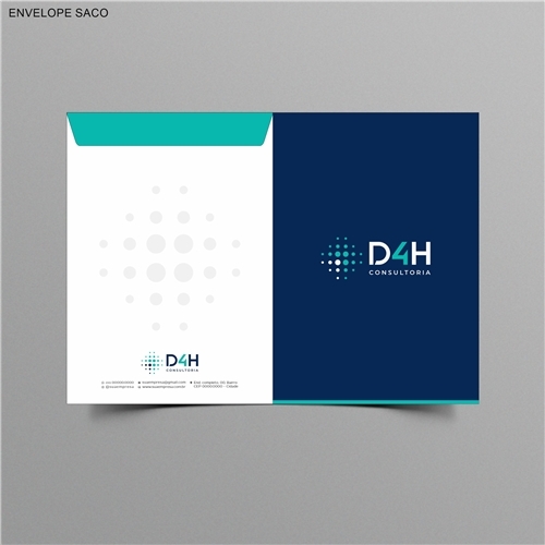 D4H Consultoria | Criação de Logo e Papelaria (6 itens) Para Consul...