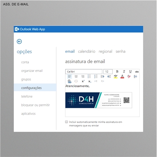 Logo e Papelaria (6 ite.. para D4H Consultoria | snetodes.. 6427512