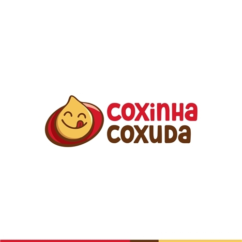 Coxinha coxuda | Criação de Logo Para Alimentos & Bebidas