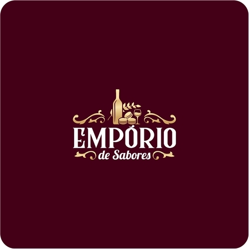 EMPORIO DE SABORES | Criação de Logo Para Alimentos & Bebidas