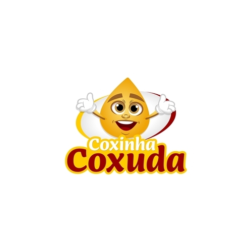 Coxinha coxuda | Criação de Logo Para Alimentos & Bebidas