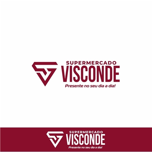 Supermercado Visconde | Criação de Logo Para Alimentos & Bebidas