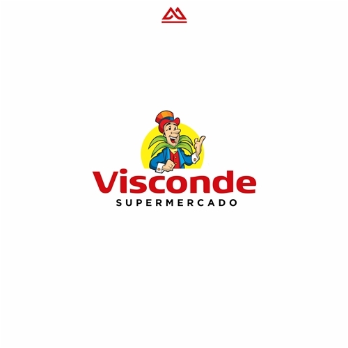 Supermercado Visconde | Criação de Logo Para Alimentos & Bebidas