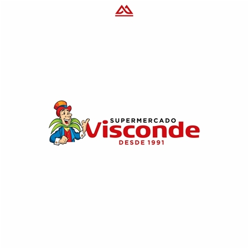 Supermercado Visconde | Criação de Logo Para Alimentos & Bebidas
