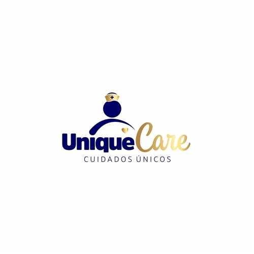 UNIQUE CARE - Cuidados únicos | Criação de Logo Para Saúde & Nutrição