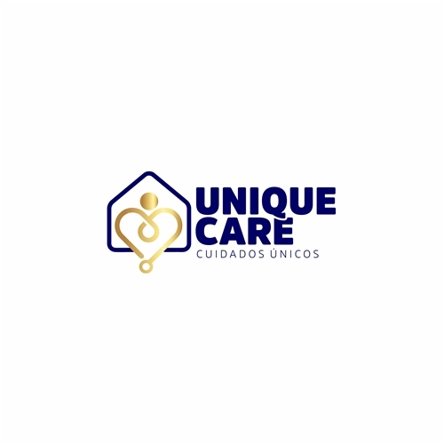 UNIQUE CARE - Cuidados únicos | Criação de Logo Para Saúde & Nutrição