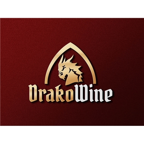 DRAKO WINE (DRAKO=Dragão WINE=Vinho) | Criação de Logo Par...