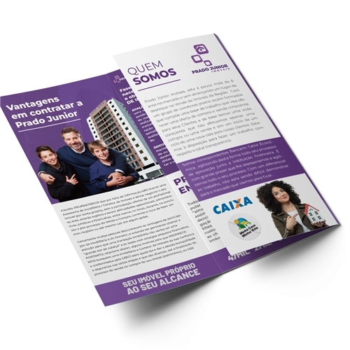 Prado Junior Imóveis / Imóveis | Criação de Folder Para Imóveis