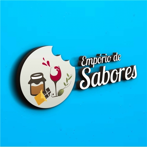 EMPORIO DE SABORES | Criação de Logo Para Alimentos & Bebidas