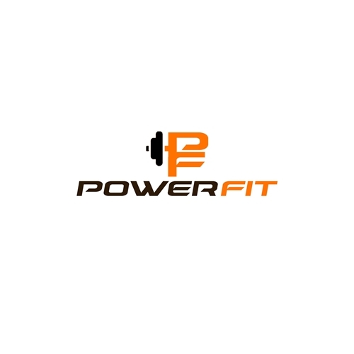 ACADEMIA POWER FIT | Criação de Logo Para Esportes