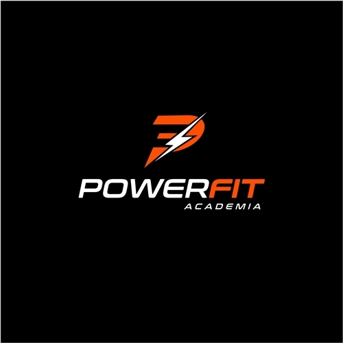 ACADEMIA POWER FIT | Criação de Logo Para Esportes