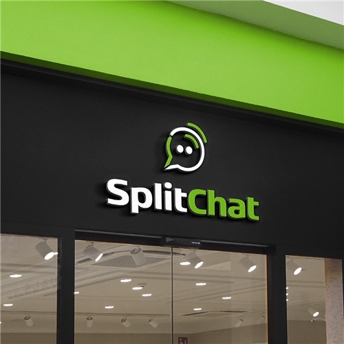 SplitChat | Criação de Logo Para Tecnologia & Ciencias