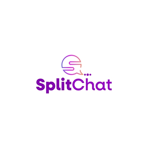 SplitChat | Criação de Logo Para Tecnologia & Ciencias