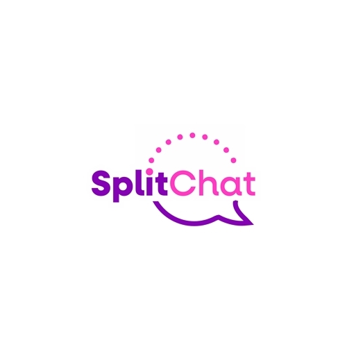 SplitChat | Criação de Logo Para Tecnologia & Ciencias