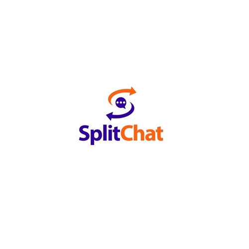 SplitChat | Criação de Logo Para Tecnologia & Ciencias