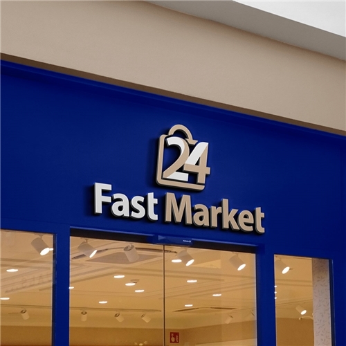 Fast Market | Criação de Logo Para Alimentos & Bebidas