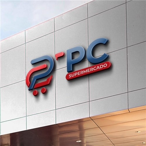 PC Supermercados | Criação de Logo Para Alimentos & Bebidas