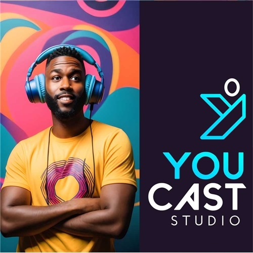 YOUCAST Studio | Criação de Logo + Manual Básico Para Artes, Música...