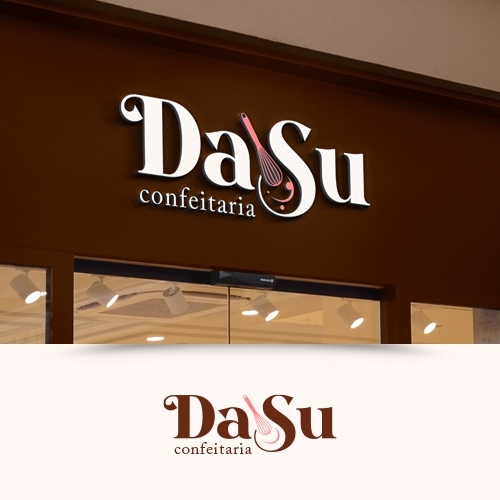 Dasu confeitaria | Criação de Logo Para Alimentos & Bebidas
