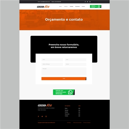 MUNCK SLZ | Criação de Layout de site Para Outros