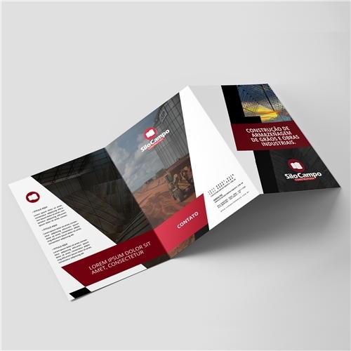 Construtora SiloCampo | Criação de Folder Para Construção & Engenharia