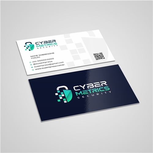 CyberMetrics | Criação de Logo + Cartão + Manual Básico Para Tecnol...
