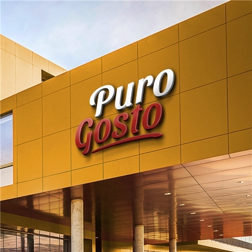 Puro Gosto | Criação de Logo Para Alimentos & Bebidas