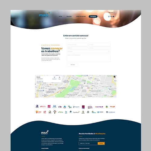 MSN | Criação de Layout de site Para Computador & Internet
