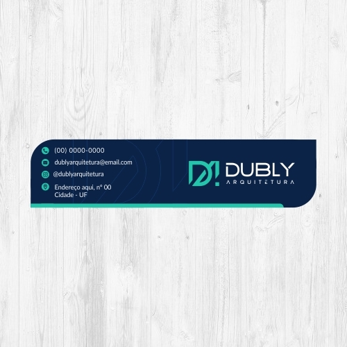Logo e Papelaria (6 ite.. para Dubly Arquitetura | Franklin.. 6477569