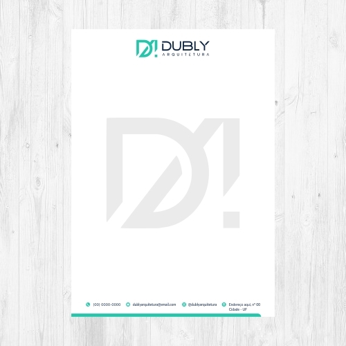 Logo e Papelaria (6 ite.. para Dubly Arquitetura | Franklin.. 6477571