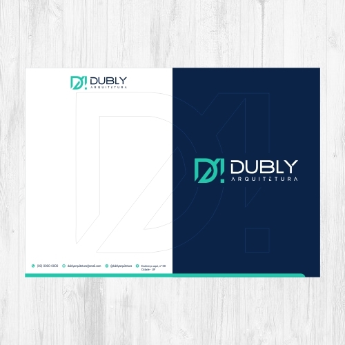Logo e Papelaria (6 ite.. para Dubly Arquitetura | Franklin.. 6477573