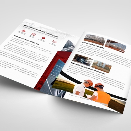 Construtora SiloCampo | Criação de Folder Para Construção & Engenharia