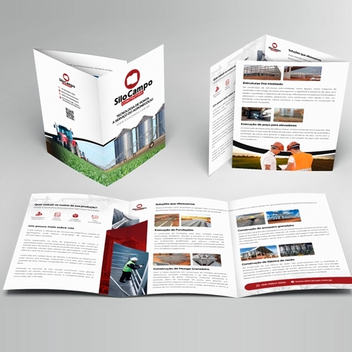 Construtora SiloCampo | Criação de Folder Para Construção & Engenharia