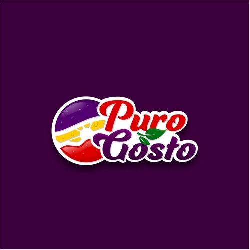 Puro Gosto | Criação de Logo Para Alimentos & Bebidas