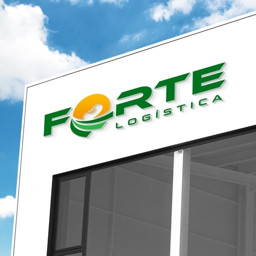 Forte Logística LTDA | Criação de Logo Para Logística, Entrega & Ar...
