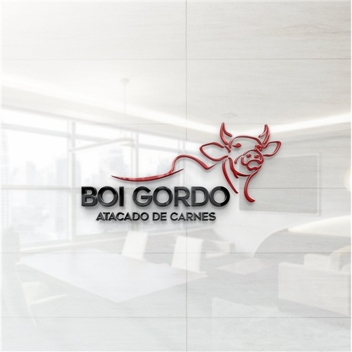 Boi gordo | Criação de Logo Para Alimentos & Bebidas
