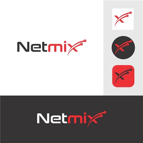 NETMIX | Criação de Logo Para Computador & Internet