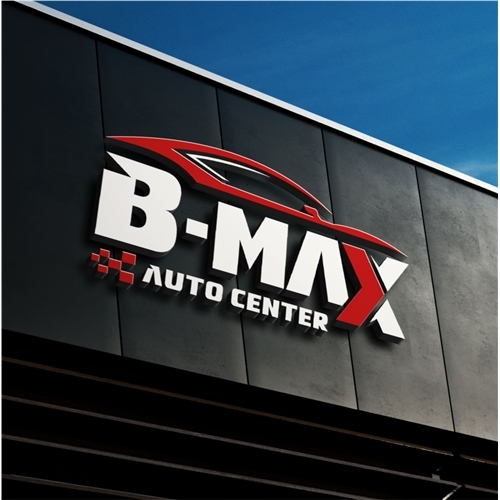 B-max auto center | Criação de Logo Para Automotivo