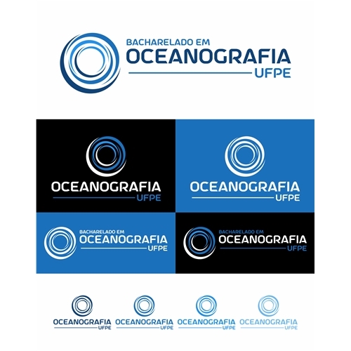 Bacharelado em Oceanografia | Criação de Logo Para Educação & Cursos
