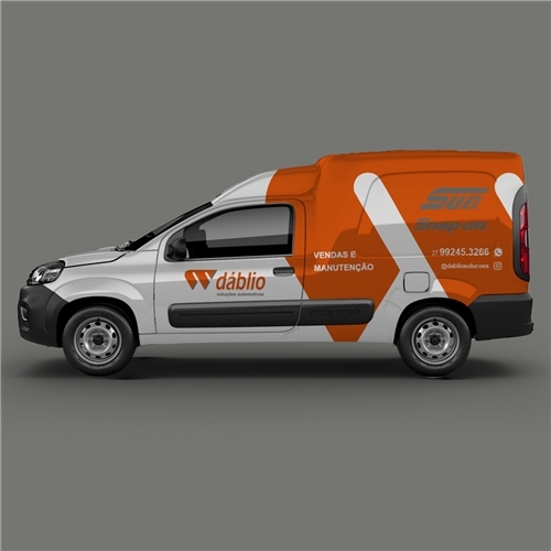 DÁBLIO | Criação de Envelopamento de carro, caminhão e van Para Aut...