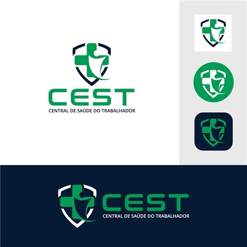 CEST - CENTRAL DE SAÚDE DO TRABALHADOR | Criação de Logo Para Saúde...