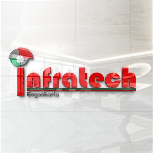 INFRATECH ENGENHARIA LTDA | Criação de Logo e Papelaria (6 itens)