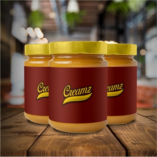 Creamz | Criação de Logo e Rótulo Para Alimentos & Bebidas