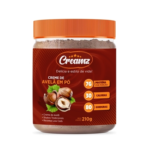 Creamz | Criação de Logo e Rótulo Para Alimentos & Bebidas